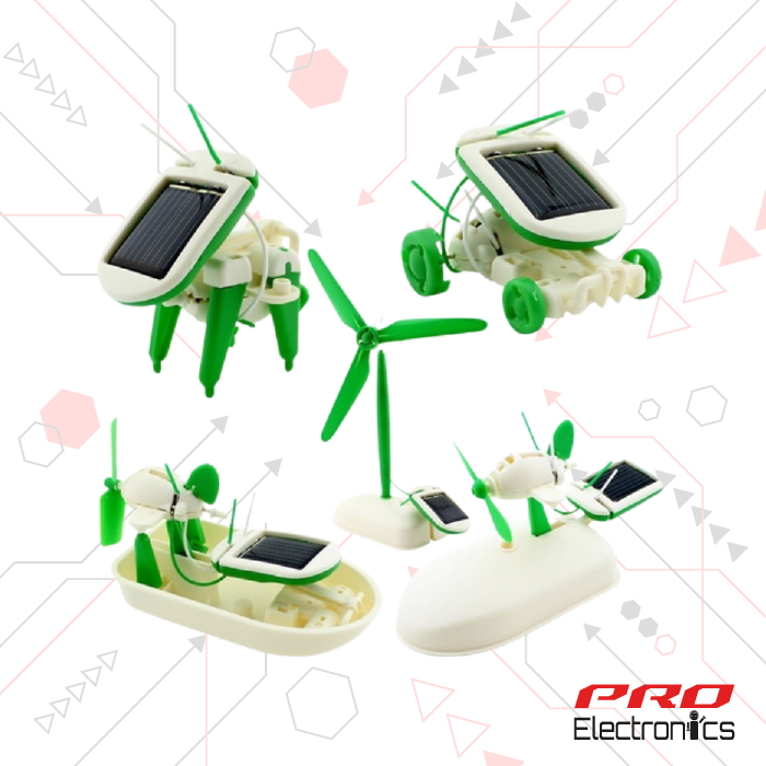 Kit educativo armable 6 formas distintas – Pro Electronics