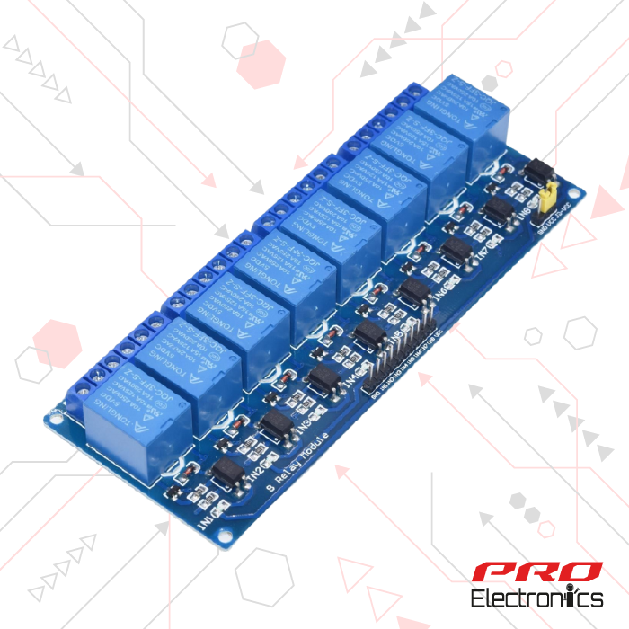 Modulos de reles 6 canales 5v – Pro Electronics