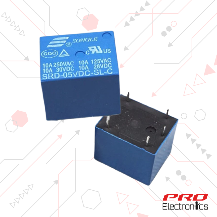 Relay t73 srd-5vdc-sl-c 5pins – Pro Electronics