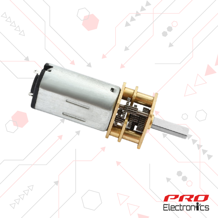 Mini motor n20 12v 30rpm con caja reductora – Pro Electronics