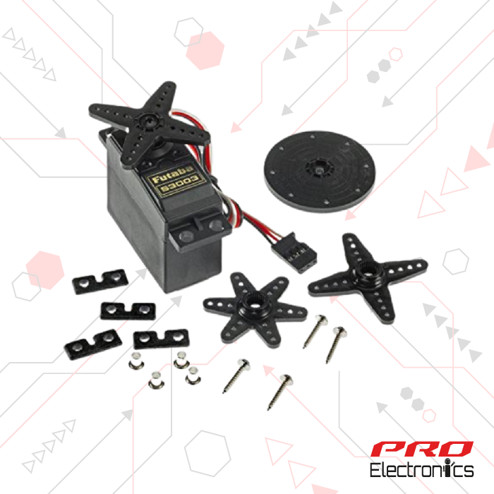 Servo motor s3003 futaba 180 grados – Pro Electronics