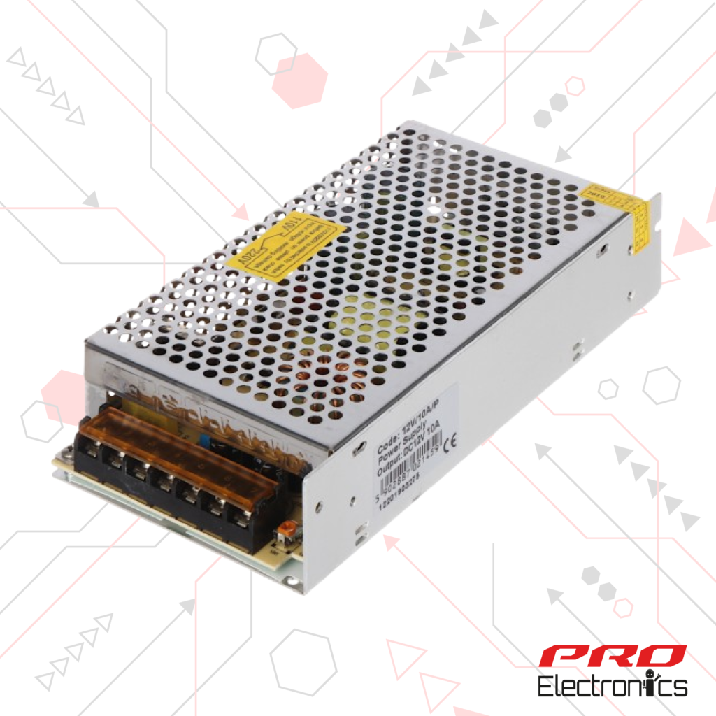 Fuente de Poder 12V 10A – Pro Electronics