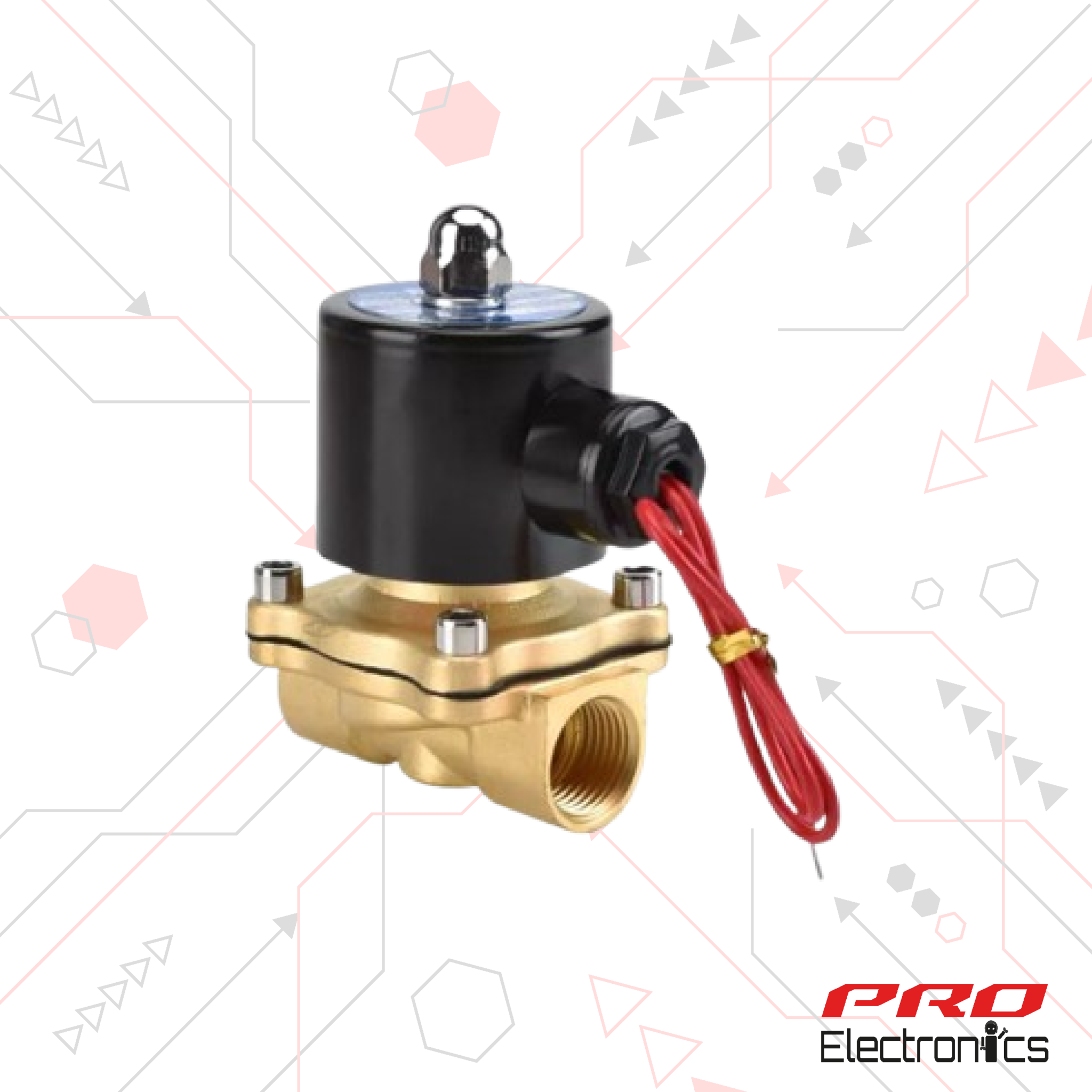 ELECTROVALVULA METALICA 12VDC NC A 1/4 PULGADA, AGUA, GAS, AIRE – Pro ...