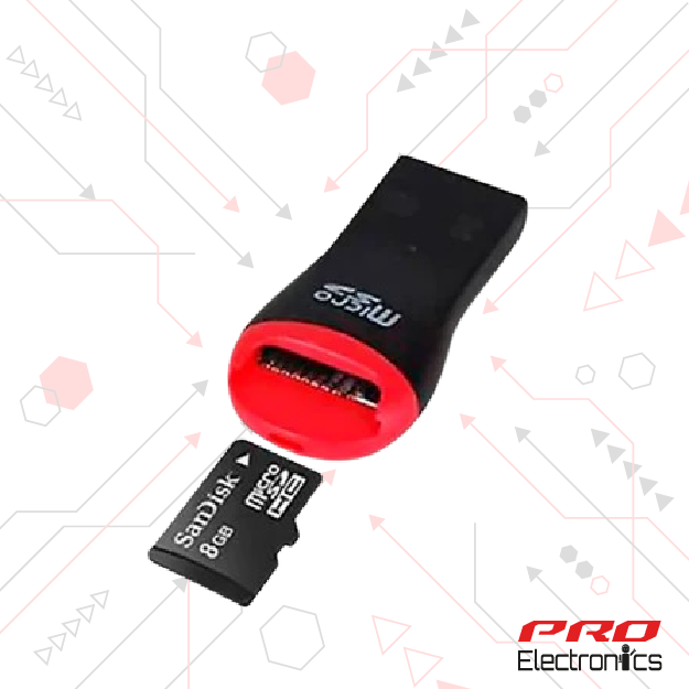 Lector de tarjetas micro SD a USB – Pro Electronics